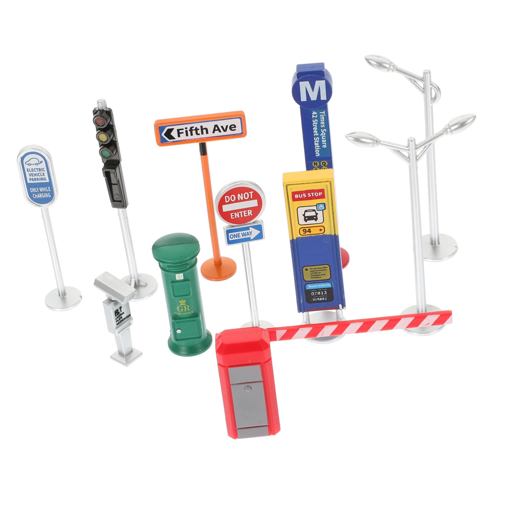 TOYANDONA 1 Set Traffic Barricade Model Traffic Light Toy Street Road ...
