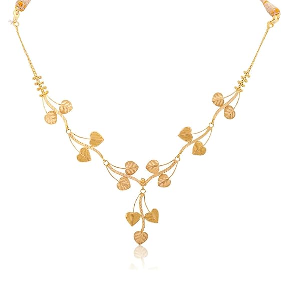 Buy Senco Gold 22k Yellow Gold Multi-Strand Necklace for Women at Amazon.in