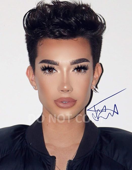 James Charles model make-up artist reprint signed autographed 11x14 ...