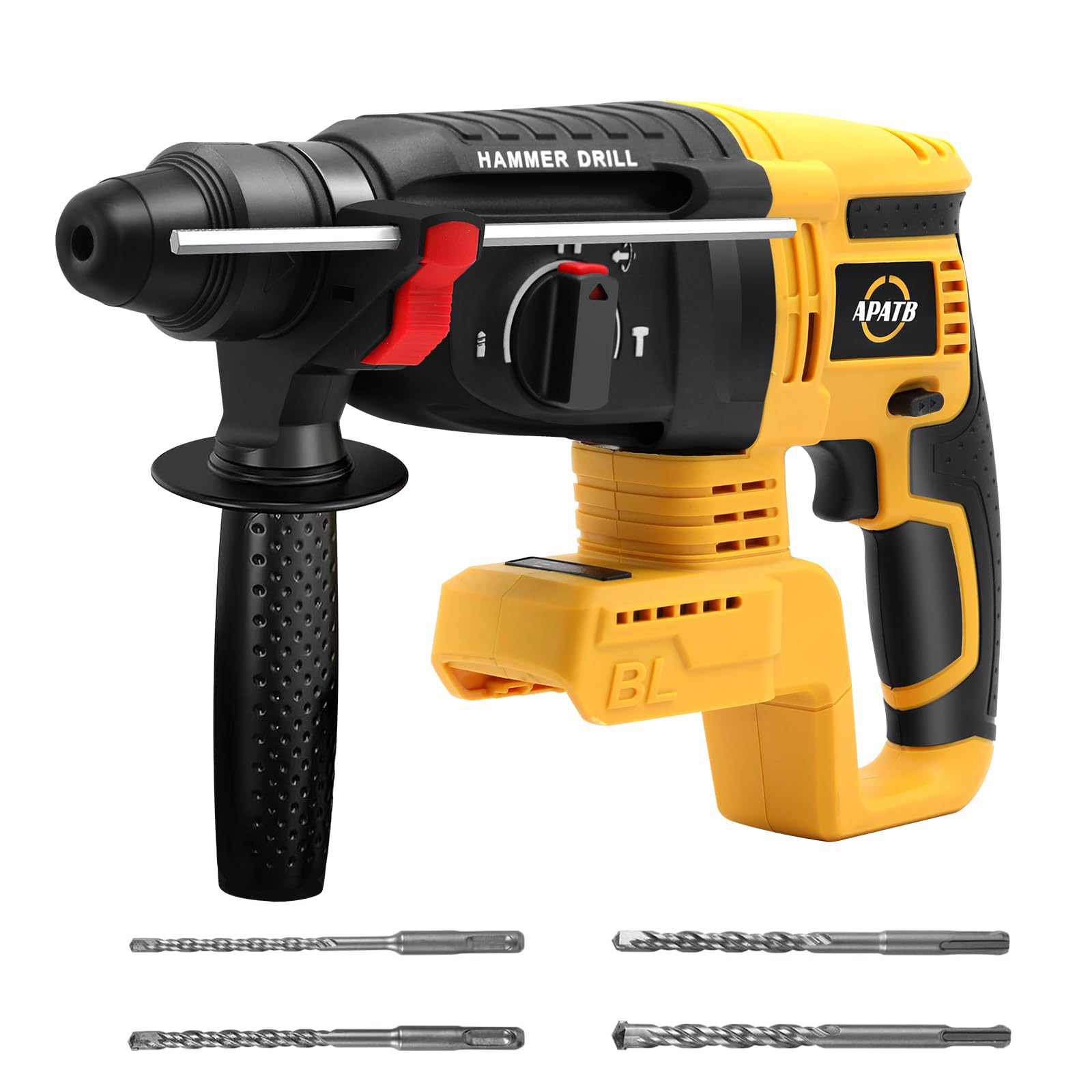 Cordless SDS Hammer Drill for Dewalt 20V MAX Battery, Brushless Rotary ...