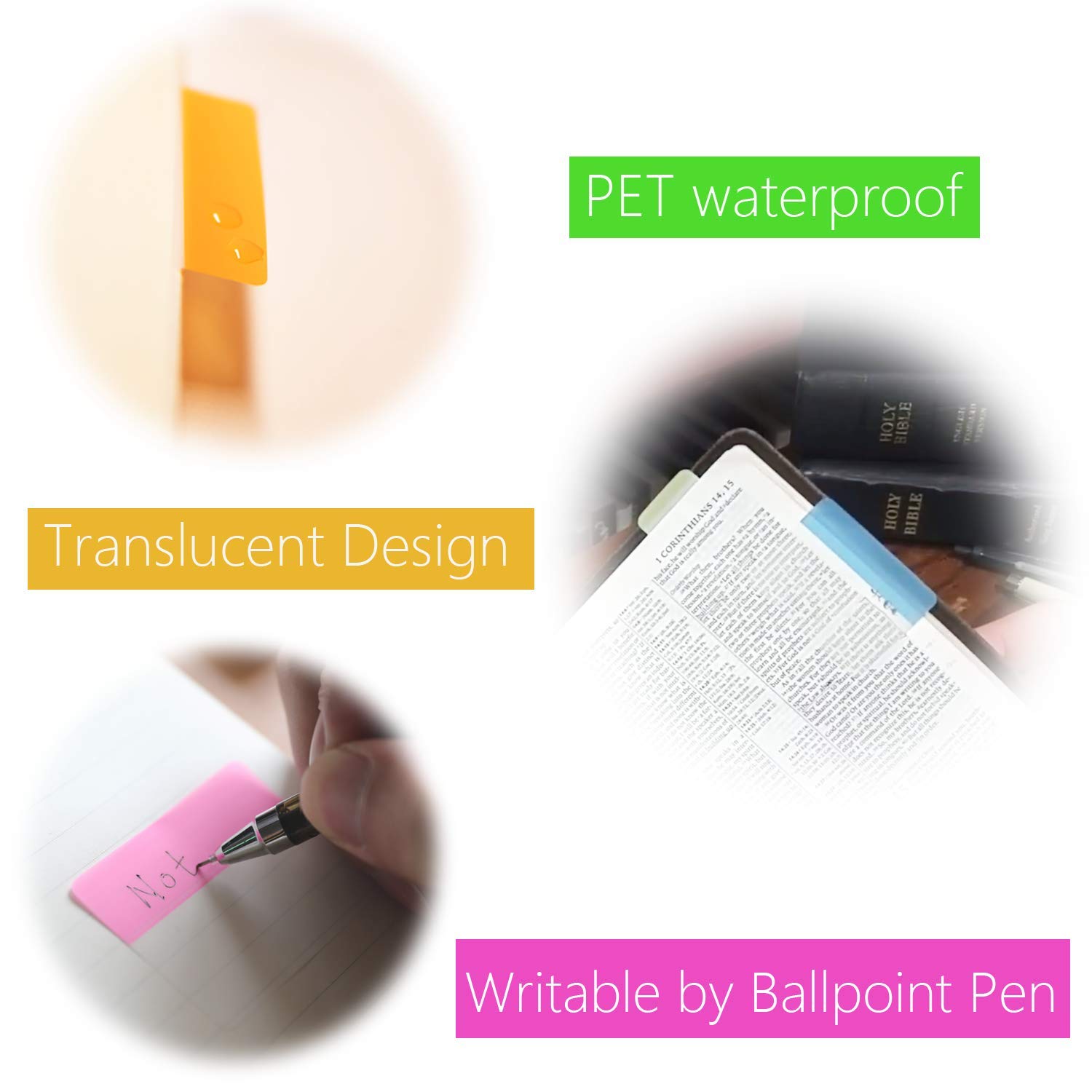 Mua KICNIC File Index Tabs 1 Inch, 2 Inch, 3 Inch Sticky Flags 480 ...