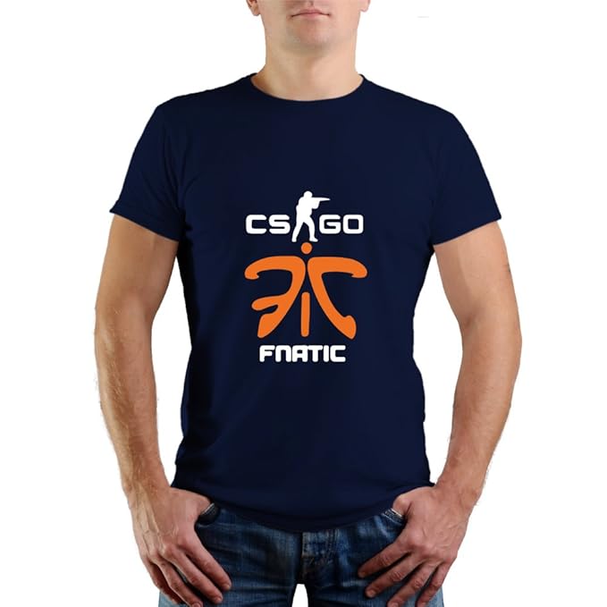 Buy Art Decor CS GO Fnatic T-Shirt Blue at Amazon.in