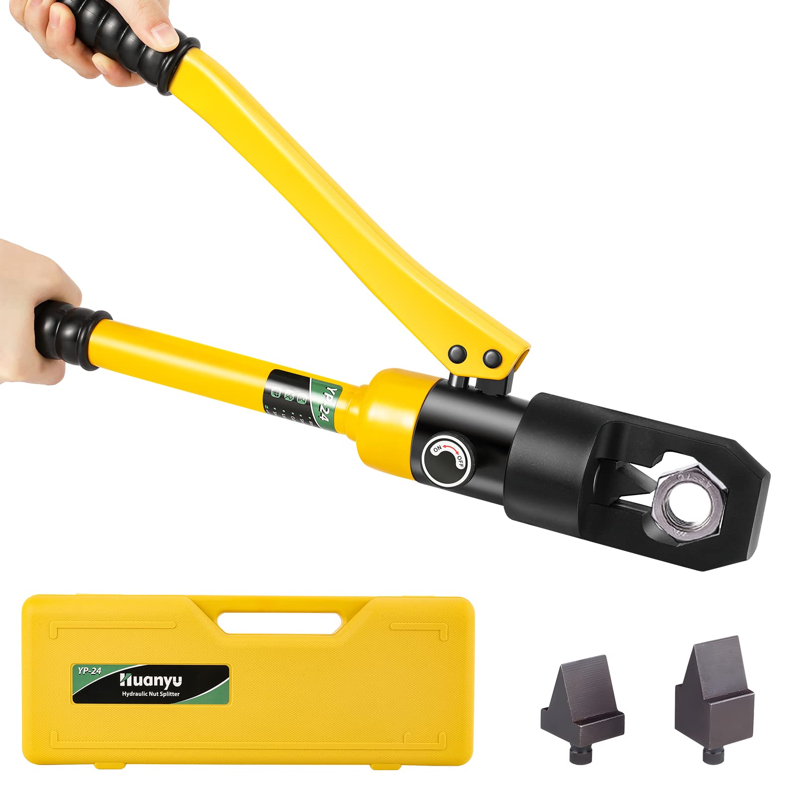 Huanyu Hydraulic Nut Splitter Tool Heavy Duty Nut Separator Portable ...
