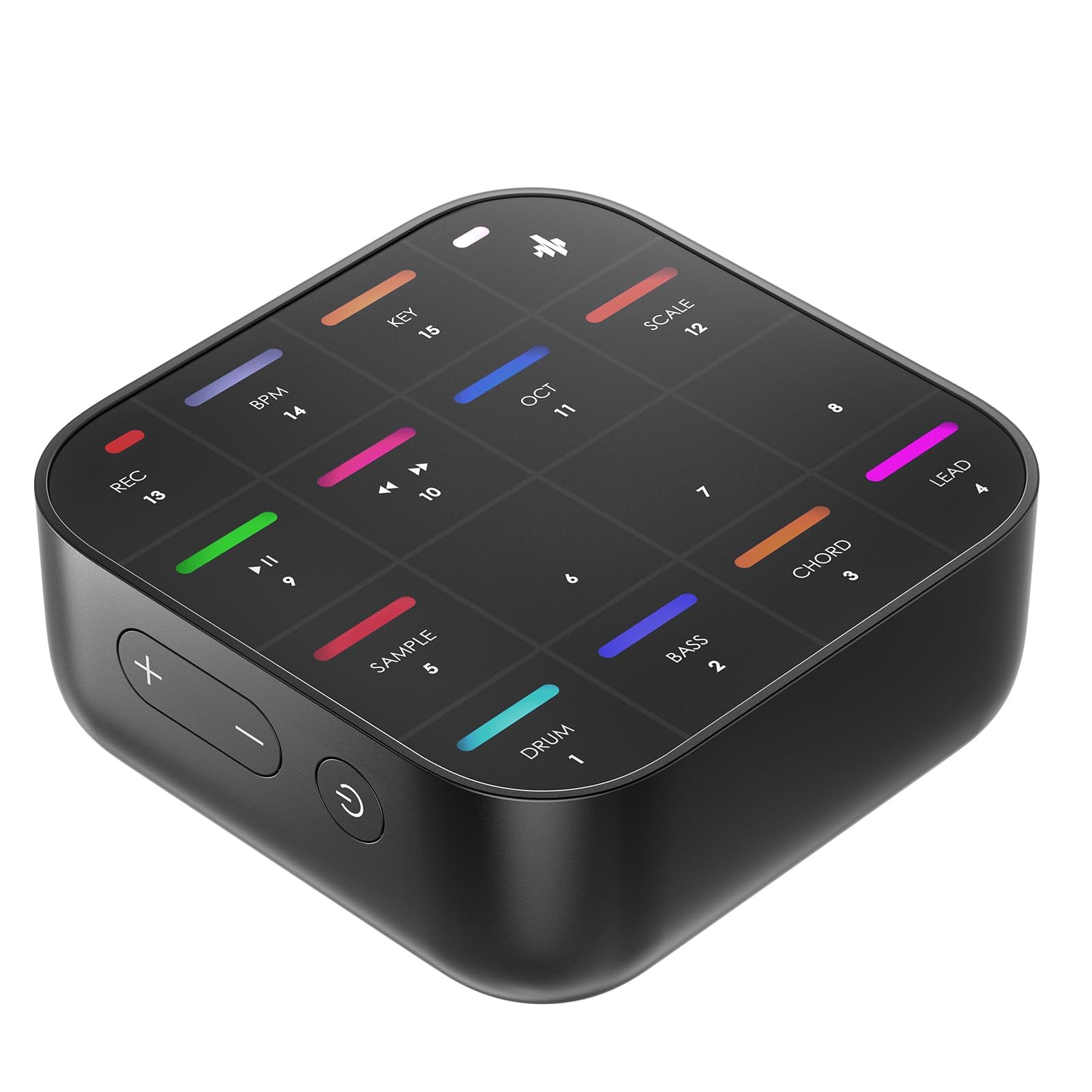Donner MEDO Bluetooth MIDI Controller, Portable Groovebox | Chord ...