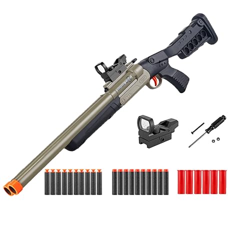 Mua Exhaust Toy Shotgun Double Barrel Nozzle S686 Soft Bullet Toy Gun ...