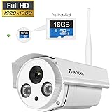 Amazon.com: Dericam Outdoor WiFi Wireless IP Security Camera, PTZ ...