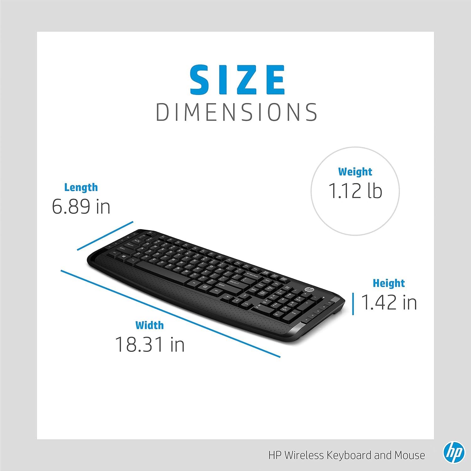 Mua HP Wireless Keyboard and Mouse Combo, 2.4 GHz Wireless Connection ...