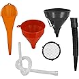 Amazon.com: 6PCS Car Funnel Set, Flexible Wide Mouth Oil Funnel ...