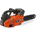 Amazon.com: JAYGOVAN 12'' Top Handle Gas Chainsaw 2-Stroke 25.4cc ...