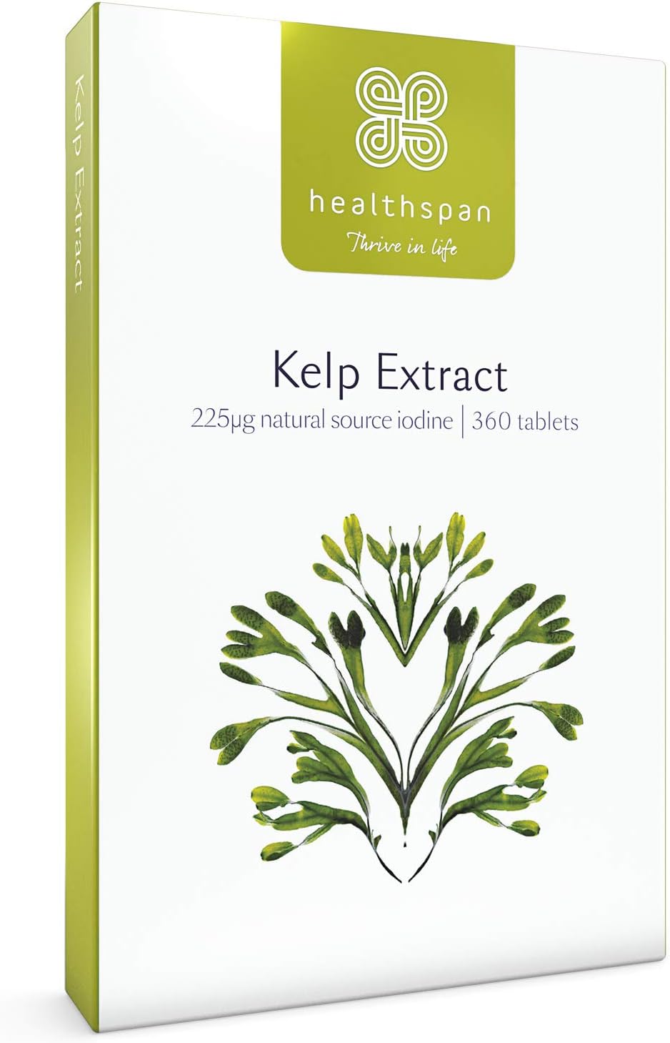 Kelp Extract | Healthspan | 360 Tablets | Rich Source of Iodine | Fucus ...