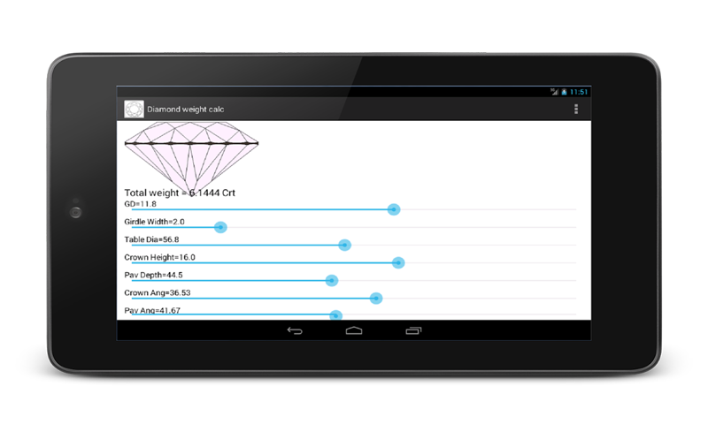 Diamond Weight Calculator:Amazon.ca:Appstore for Android