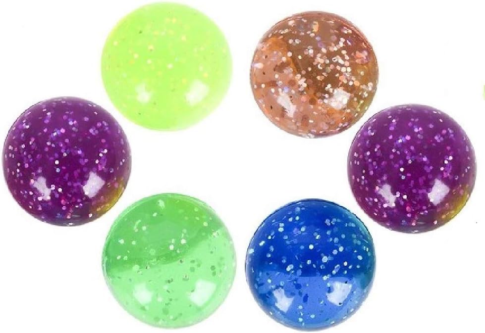 Amazon.com: Novelty Treasures 1.75 Inch Colorful Sparkly Glitter ...