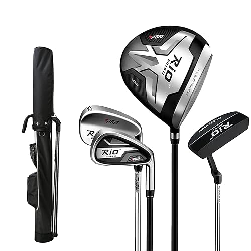 PGM Men's Complete Golf Club Set - #1 Driver - #7 Iron (28°) - Sand ...