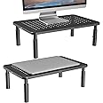 Amazon.com: WALI Monitor Stand Riser, Adjustable Laptop Stand Riser ...