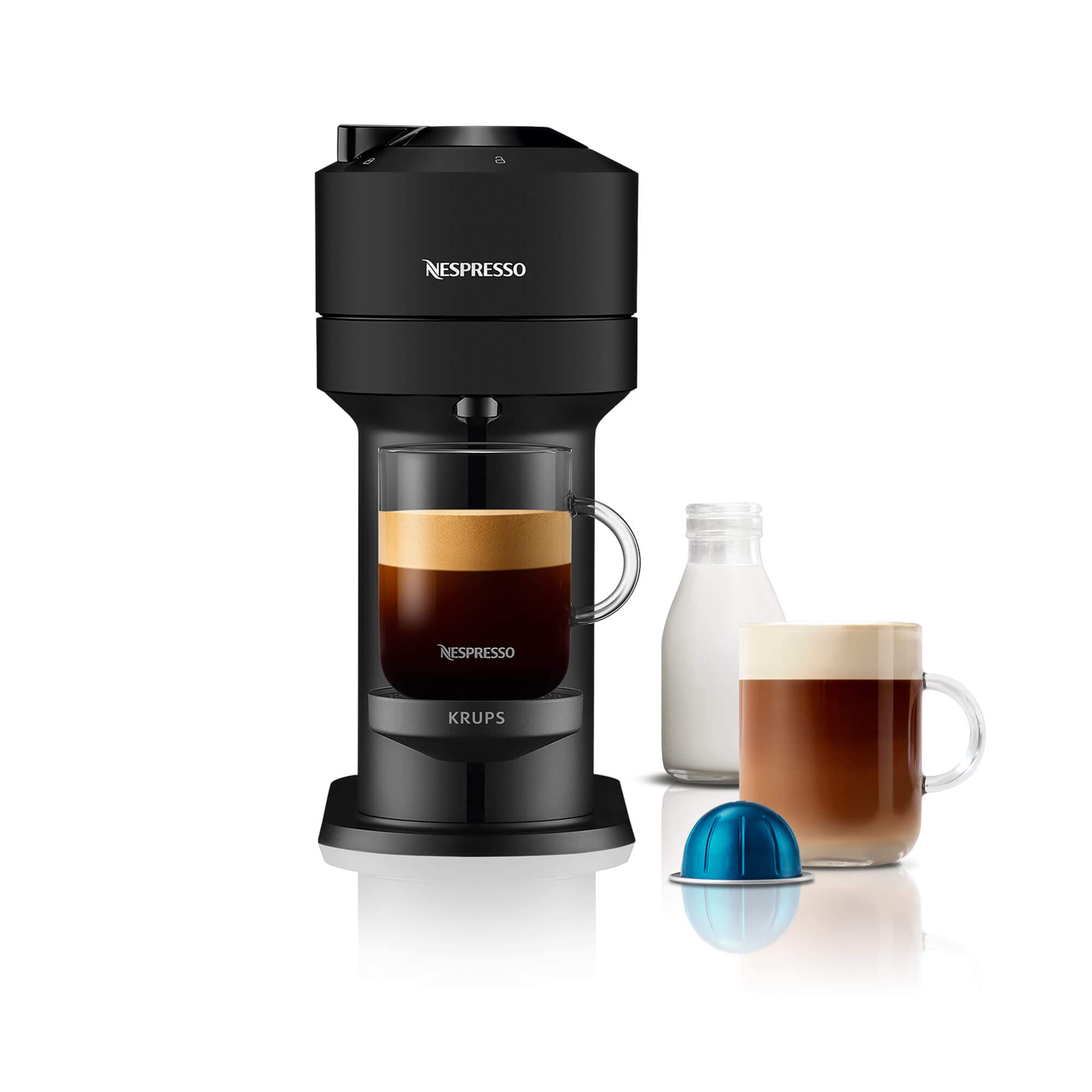 Nespresso Vertuo Next Automatic Pod coffee machine for Americano, Decaf ...