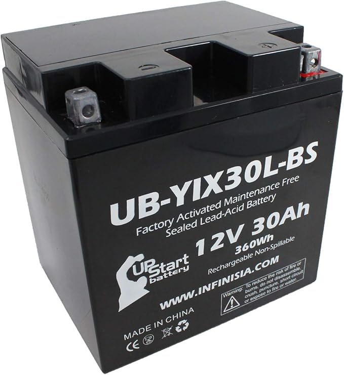 Replacement for YIX30L-BS Battery 12V 30AH SLA - Compatible with Moto ...