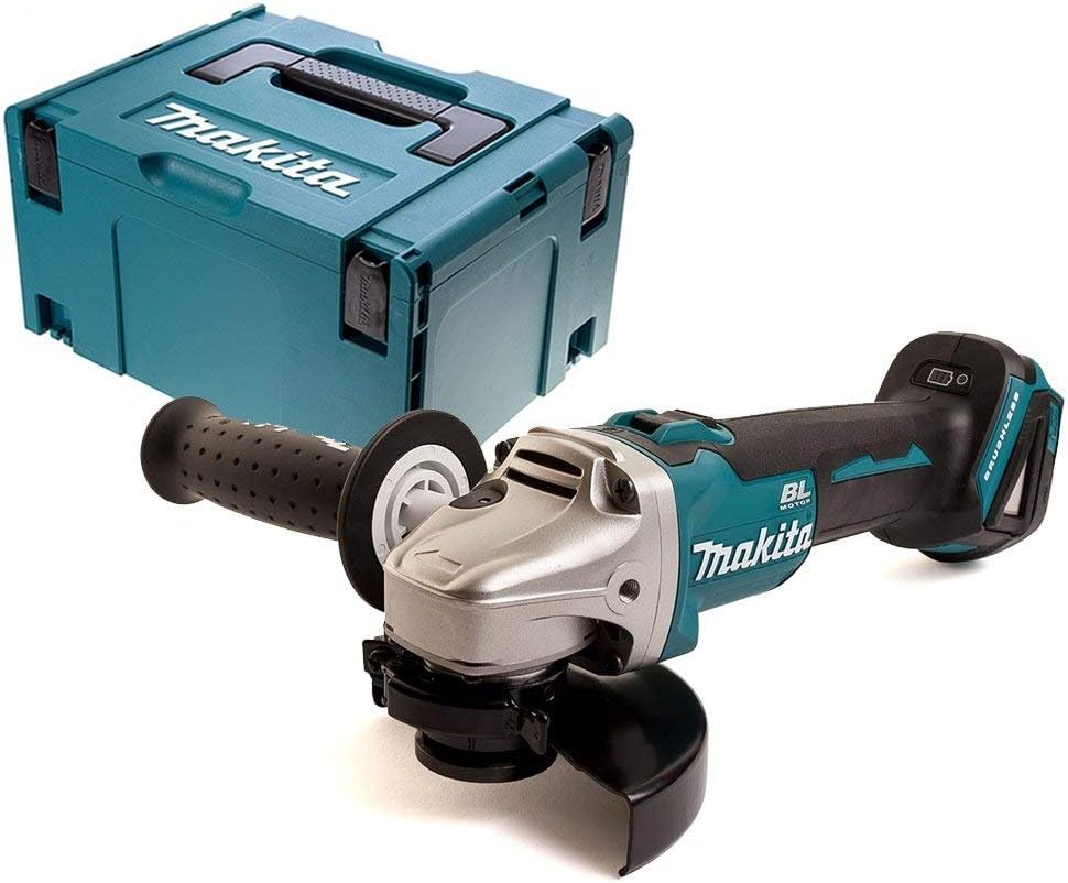 Makita DGA504Z 18V Brushless Angle Grinder 125mm with Case & Inlay, 18 ...