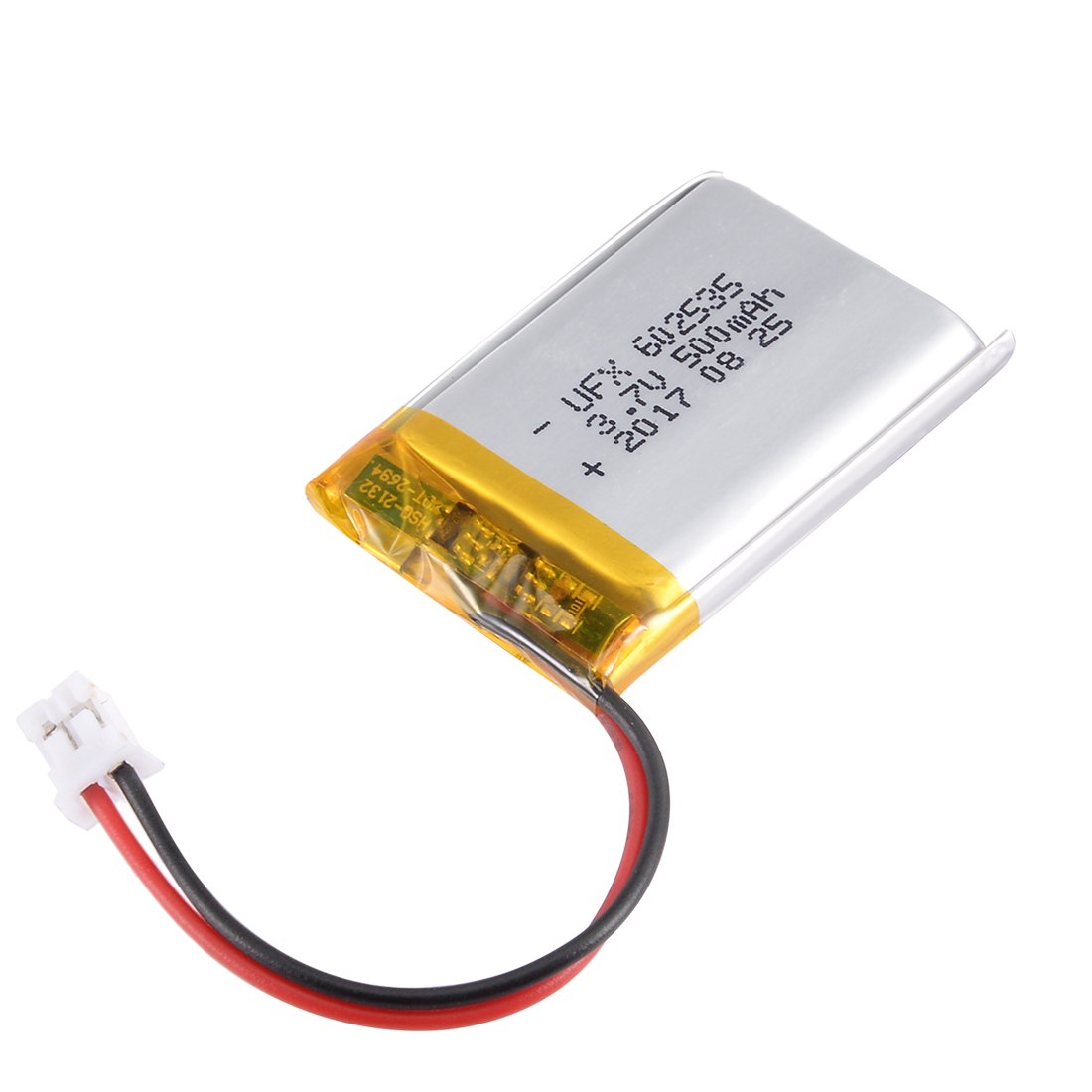 Amazon.com: uxcell Power Supply DC3.7V 480mAh 2P PH 2.0mm Pitch Li-ion ...