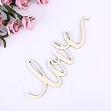 Amazon.com: Wooden Letters"Love" Unfinished Wood Word