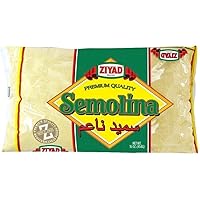 Amazon.com : Ziyad Semolina Wheat, Smeed, Semolina Flour, Perfect for ...