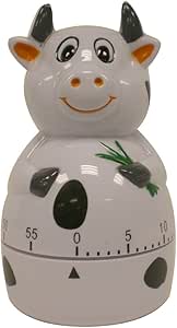Amazon.com: Global Decor Cow Kitchen Timer: Cow Decor For Kitchen ...