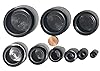 90 Piece Flush Mount Black Hole Plug Assortment for Auto Body and Sheet ...
