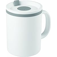 Amazon.com: Copco Plastic Iconic Desk Mug, 16-Ounce, White/Gray : Home ...