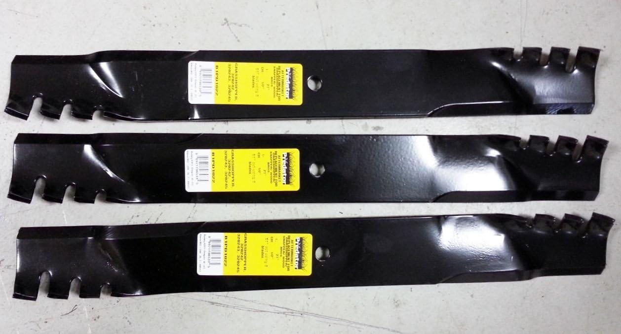 Amazon.com : B1PD1022D Set of 3 to fit Grasshopper Snapper 61" Mower ...