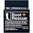 BootRescue all-natural cleaning wipes for leather and suede boots. Remove salt stains & grime ...