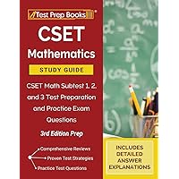 CSET Mathematics Study Guide: CSET Math Subtest 1, 2, and 3 Test ...