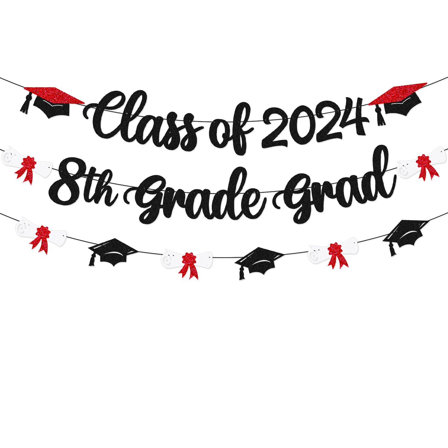 Class of 2024 8th Grade Grad Banner Middle School Level Complete ...
