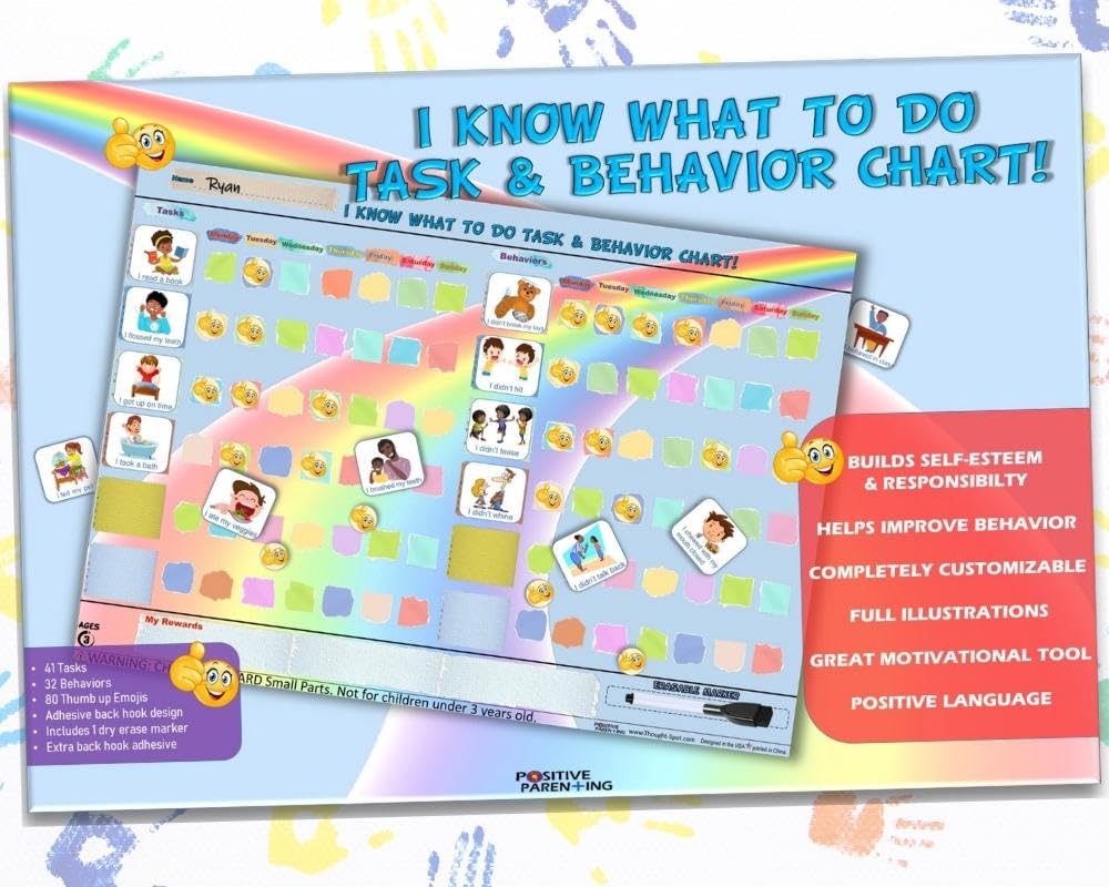 Mua Thought-Spot Behavior Reward Chart for Kids | Chore & Behavior ...
