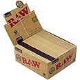 Amazon.com: Raw Classic King Size Slim Rolling Paper Full Box of 50 ...