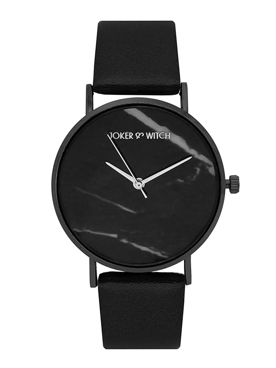 Buy Joker & Witch Giselle Marble Dial Black Watch for Women at Amazon.in