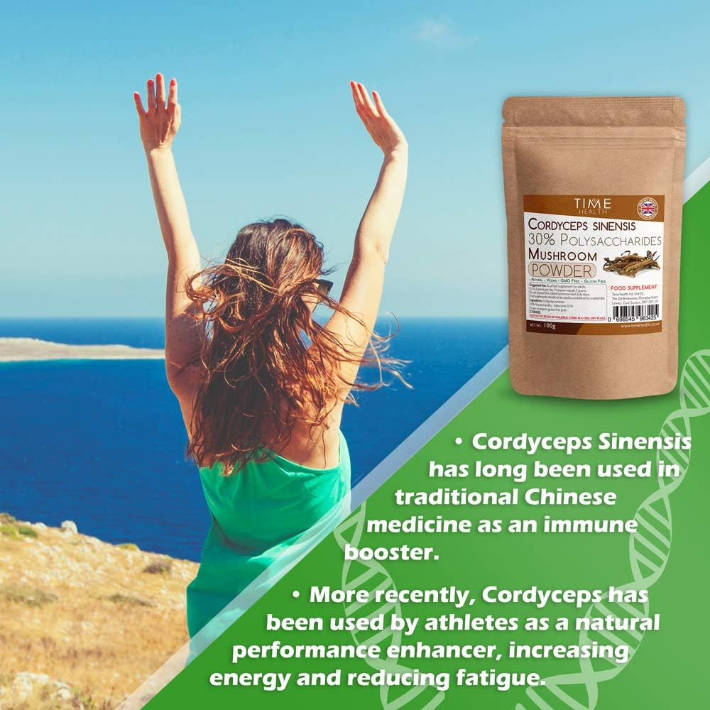 Cordyceps sinensis CS-4 Strain Mushroom Extract 100g Powder – 30% ...
