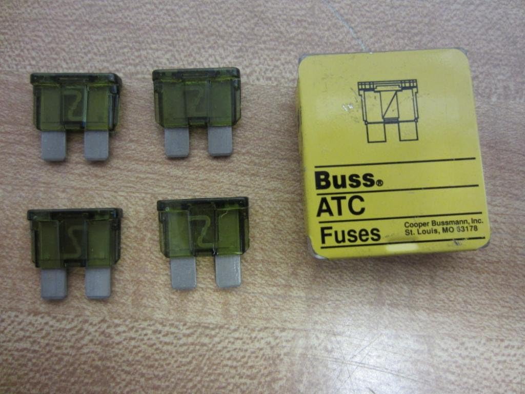 Bussmann ATC-30 Buss Fuse 32V 30A ATC30 (Pack of 4) - - Amazon.com