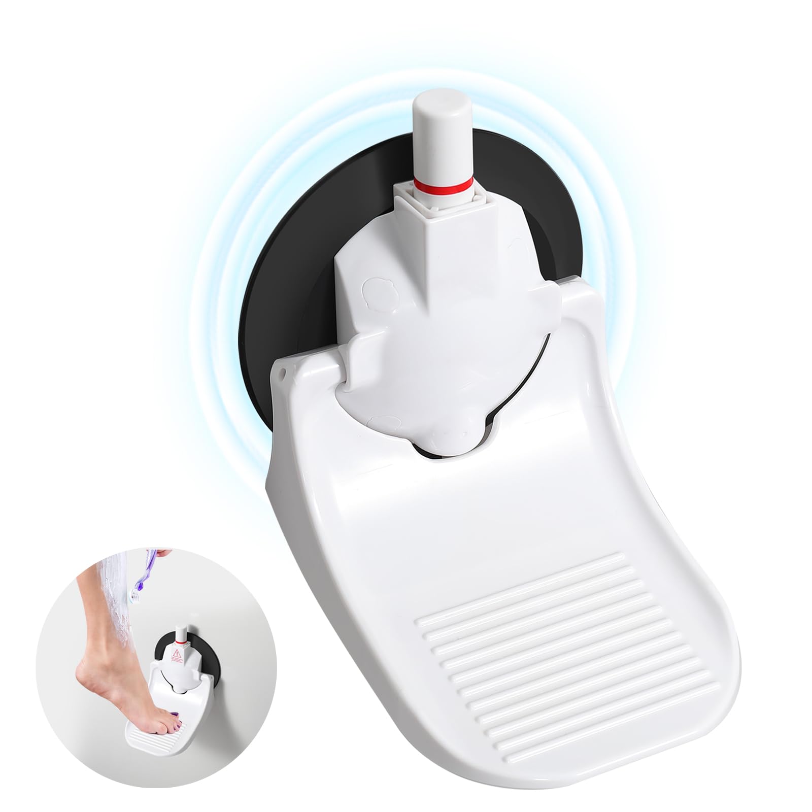 Shower Foot Rest for Shaving Legs with No Drilling Suction Cup, Shower ...