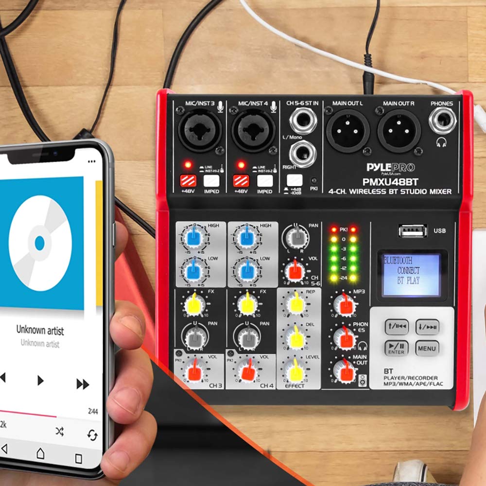Mua PYLE Studio Audio Sound Mixer Board - 4 Channel Bluetooth ...