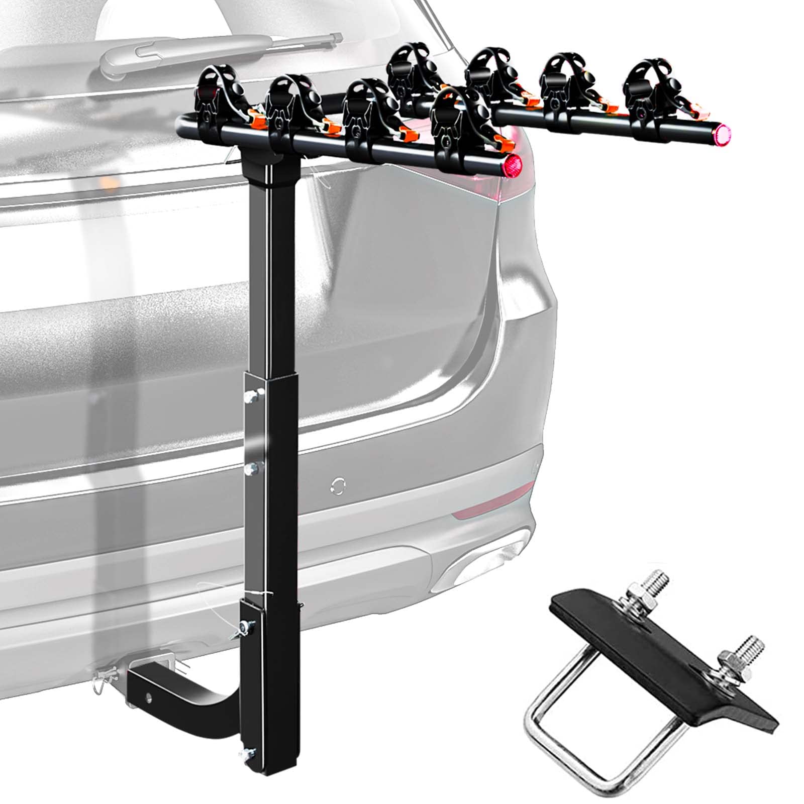Mua GUDE 4 Bike Rack Hitch Mount Rack, Heavy Duty Alloy Steel Bicycle ...