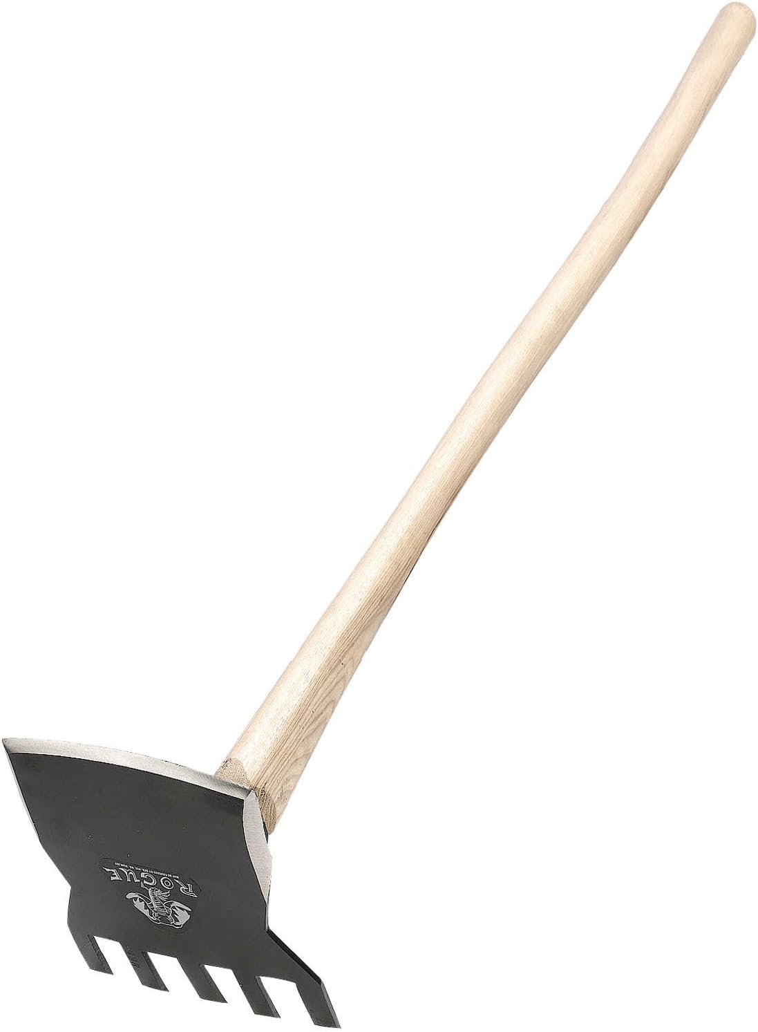Amazon.com : Rogue Hoe 7" Hoe/Rake with 40" Curved Hickory Handle ...