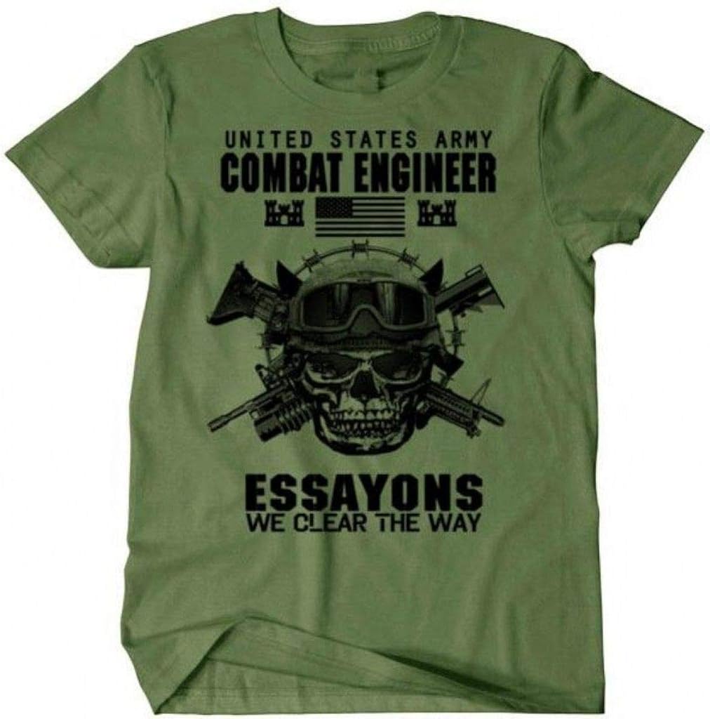 Amrit US-Army-Combat-Engineer-T-Shirt-Sapper-Essayons: Amazon.ca ...