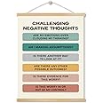 Amazon.com: Mental Health Hanging Poster, Mindfulness Wood Poster ...