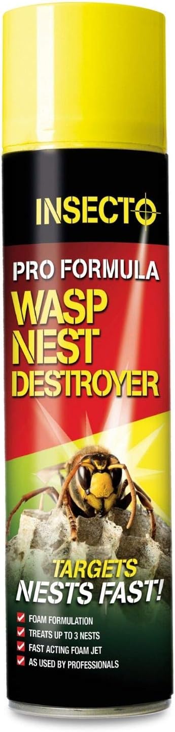 Insecto Pro Formula Fly & Wasp Destroyer 300ml Pro Formula Wasp Nest ...
