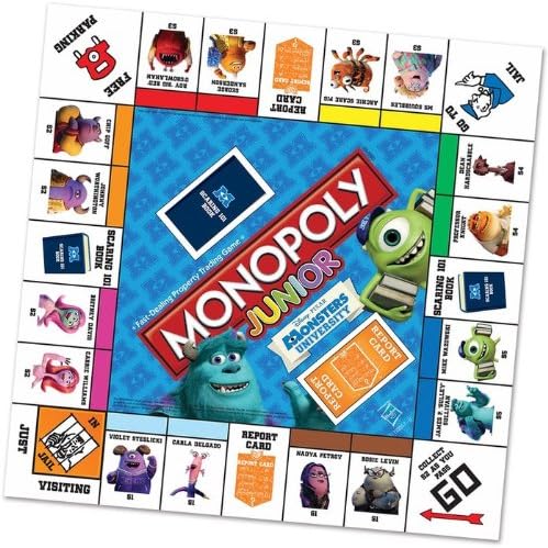 Monsters University Monopoly Junior Board Game – BigaMart