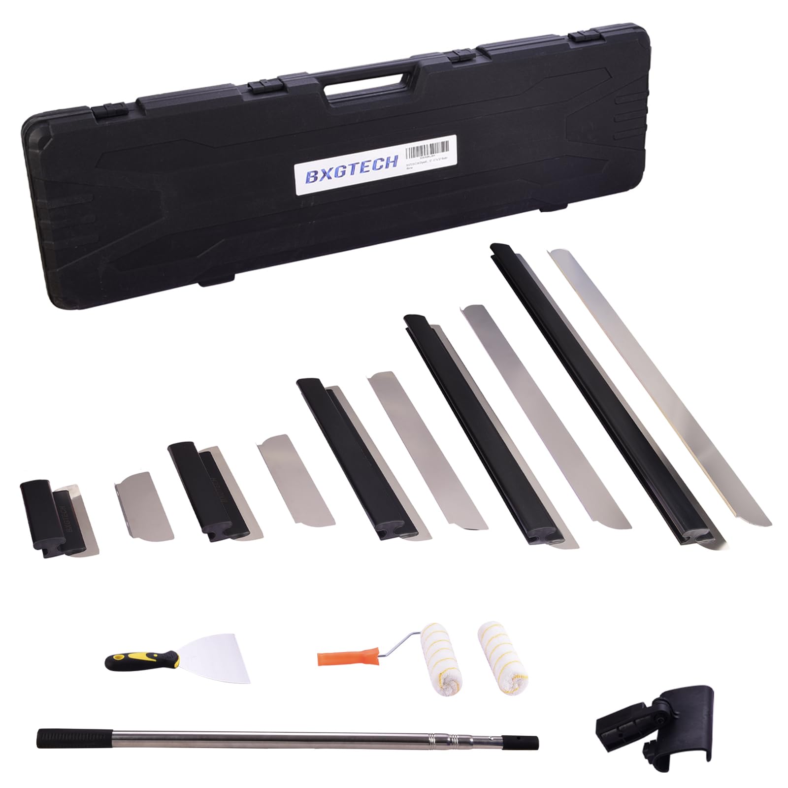 BXGTECH Drywall Tools Skimming Blade with Extension Handle - 10", 14 ...