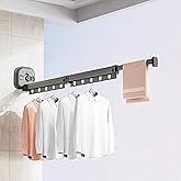Amazon.com: Gohfeoeo Traveling Retractable Clothes Drying Rack with ...