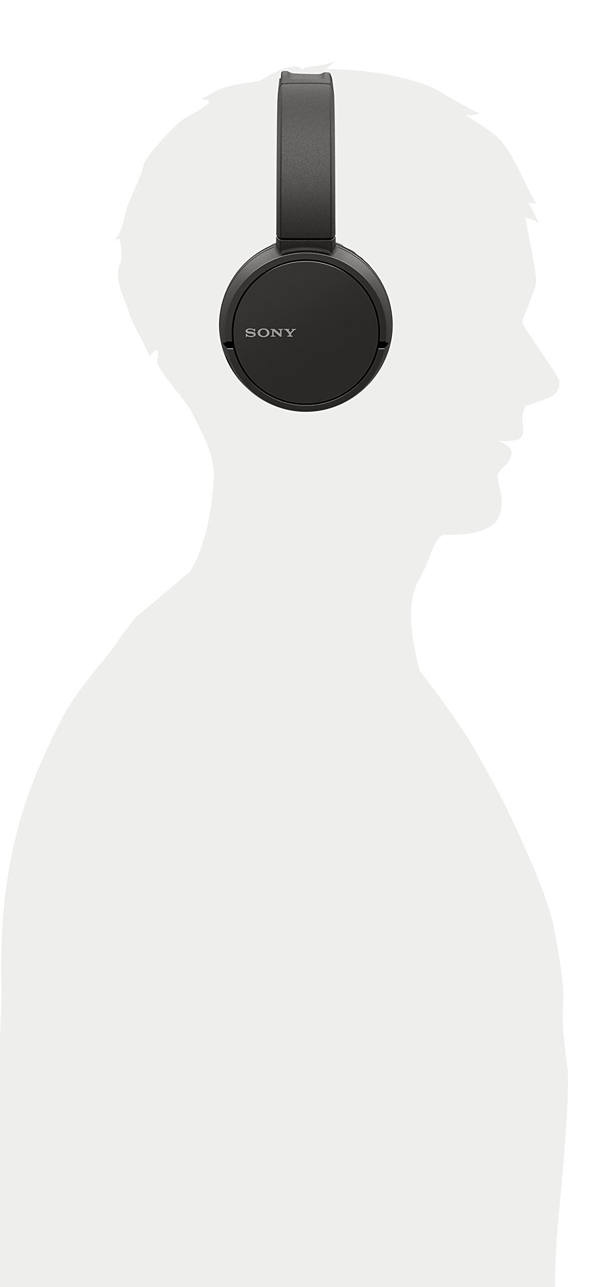 Sony WH-CH500 Wireless On-Ear Headphones, Black (WHCH500/B ...