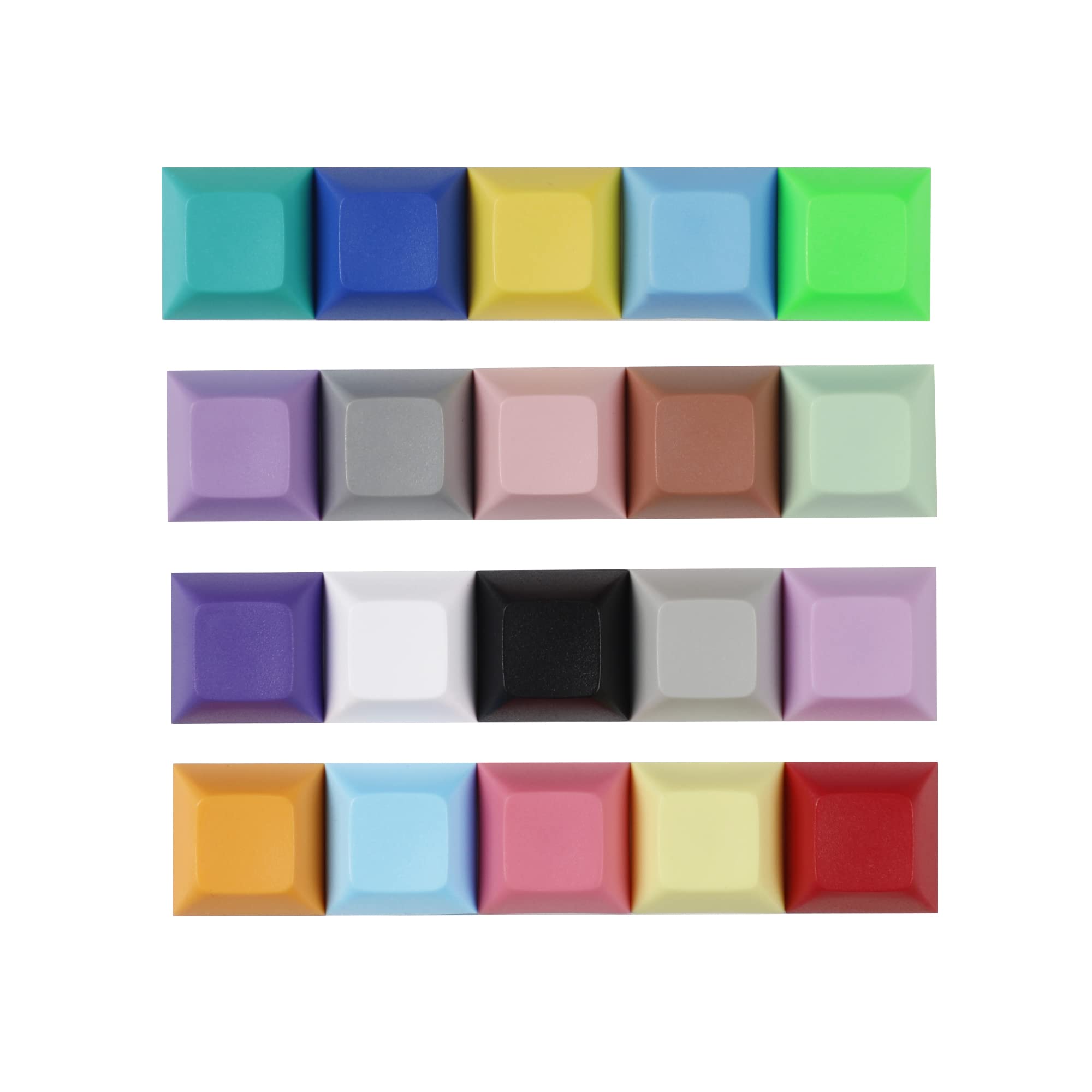 Mua 24 pcs DSA Profile Blank 1u Keycap 1.3mm PBT for MX Switches ...