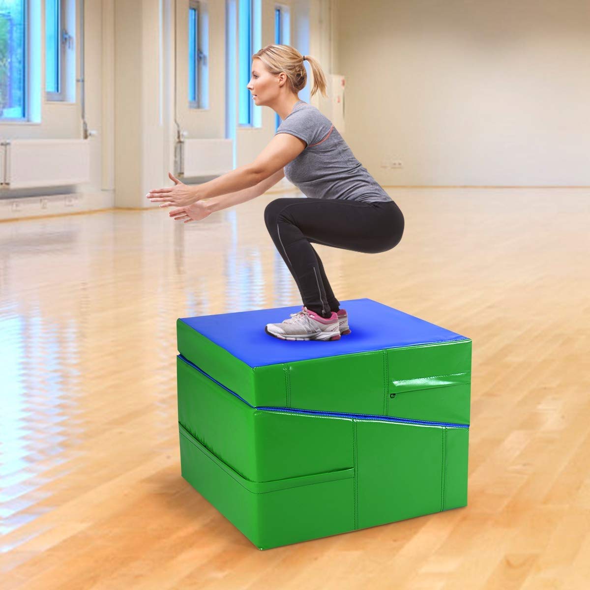 Buy Mandycng Aerobic Workout Exercise Tumbling Incline Wedge Ramp ...