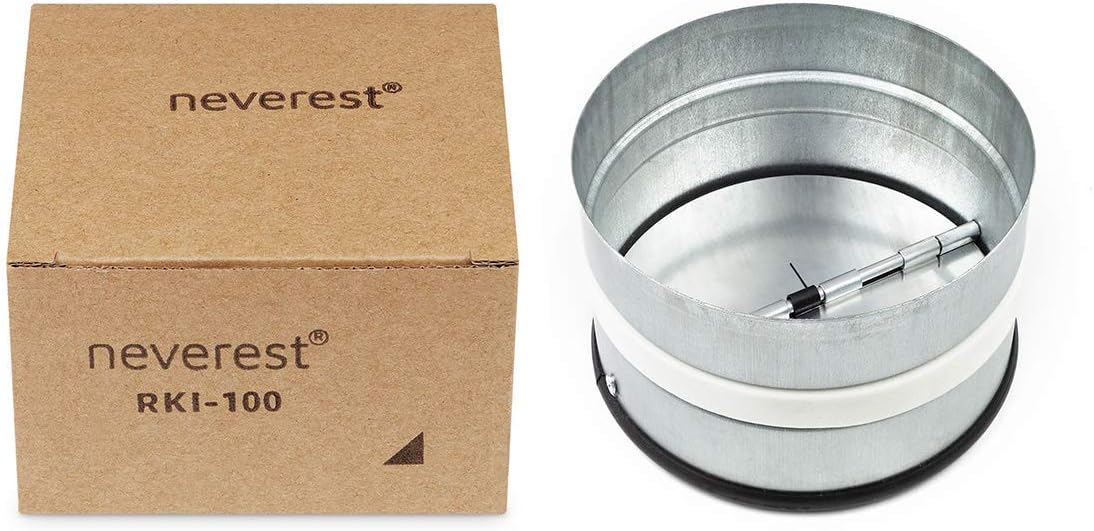 neverest RKI 160 mm Backdraught Shutter Insertable Vent with Rubber Seal – BigaMart